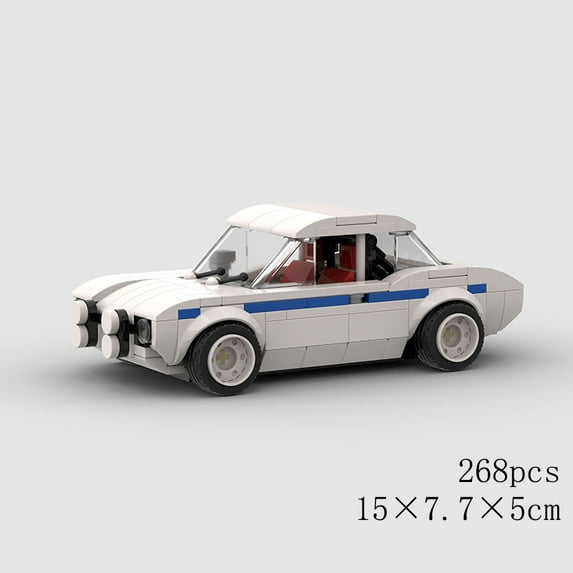 MOC Car Speed RX7 AE86 Chiron R8 Creative Racing Vehicle Model Building ...