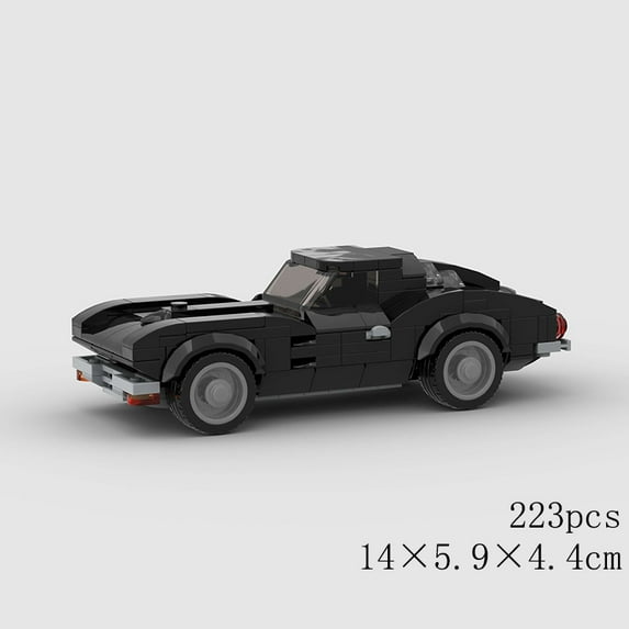 MOC Car Speed RX7 AE86 Chiron R8 Creative Racing Vehicle Model Building ...