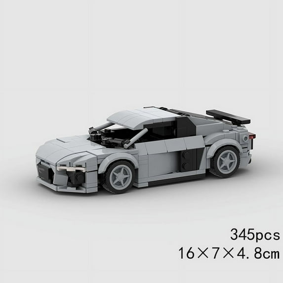 MOC Car Speed RX7 AE86 Chiron R8 Creative Racing Vehicle Model Building ...