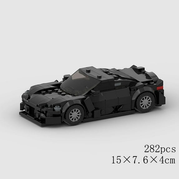 MOC Car Speed RX7 AE86 Chiron R8 Creative Racing Vehicle Model Building ...