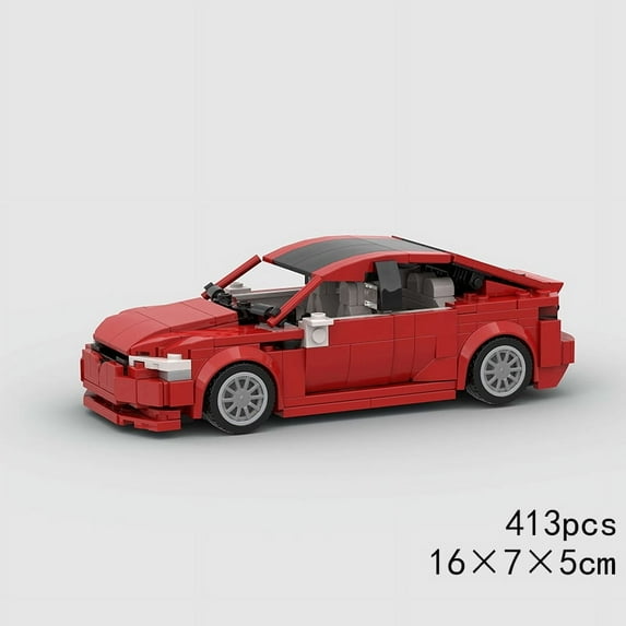 MOC Car Speed RX7 AE86 Chiron R8 Creative Racing Vehicle Model Building ...