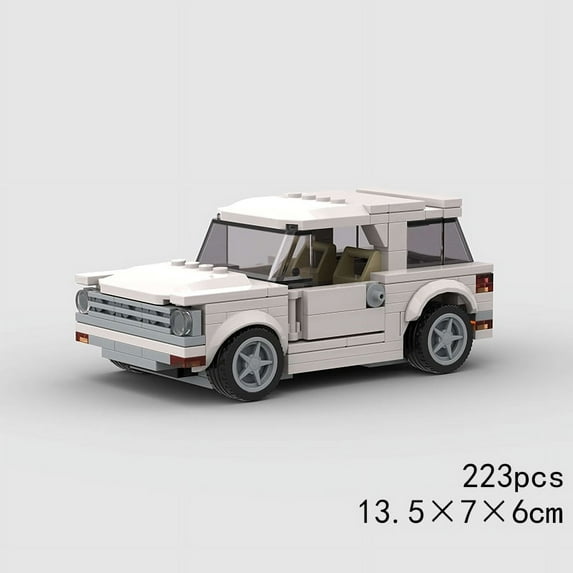 MOC Car Speed RX7 AE86 Chiron R8 Creative Racing Vehicle Model Building ...