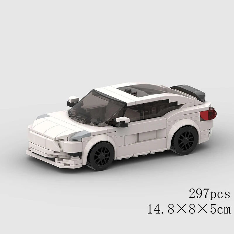 MOC Car Speed RX7 AE86 Chiron R8 Creative Racing Vehicle Model Building ...