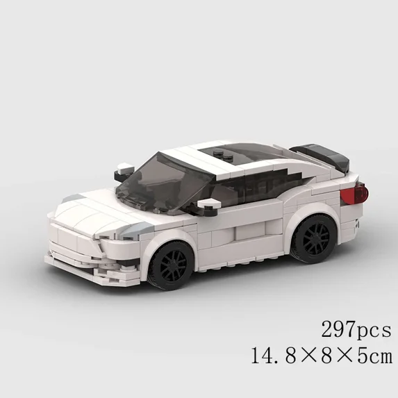 MOC Car Speed RX7 AE86 Chiron R8 Creative Racing Vehicle Model Building ...