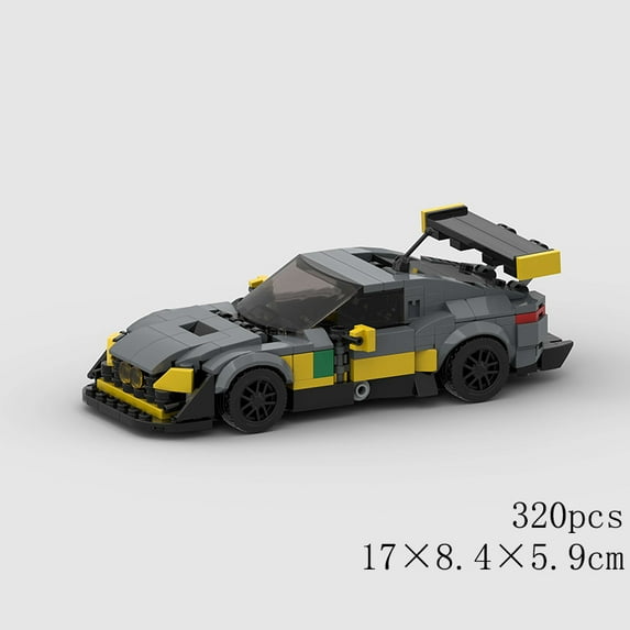 MOC Car Speed RX7 AE86 Chiron R8 Creative Racing Vehicle Model Building ...