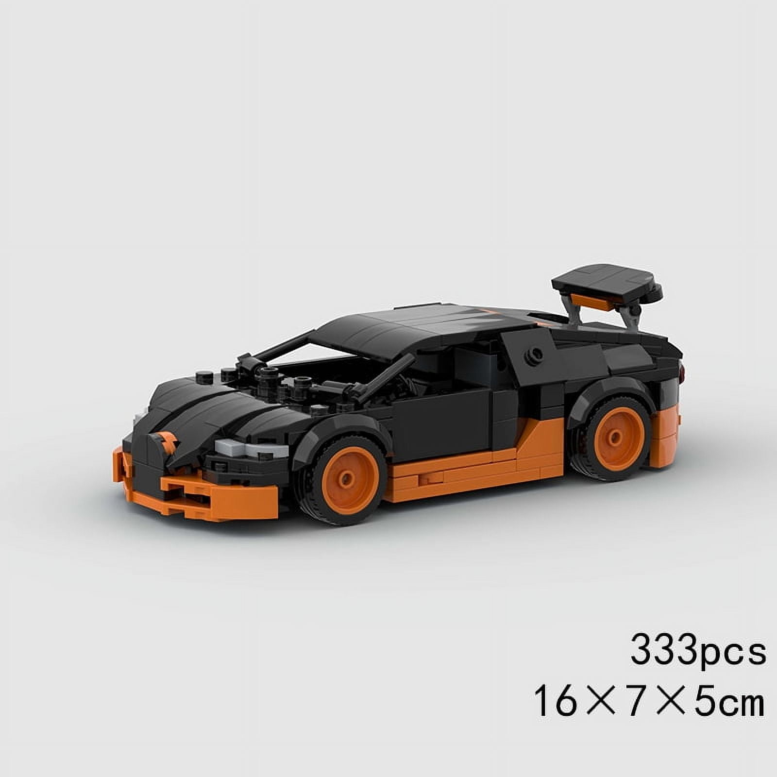 MOC Car Speed RX7 AE86 Chiron R8 Creative Racing Vehicle Model Building ...