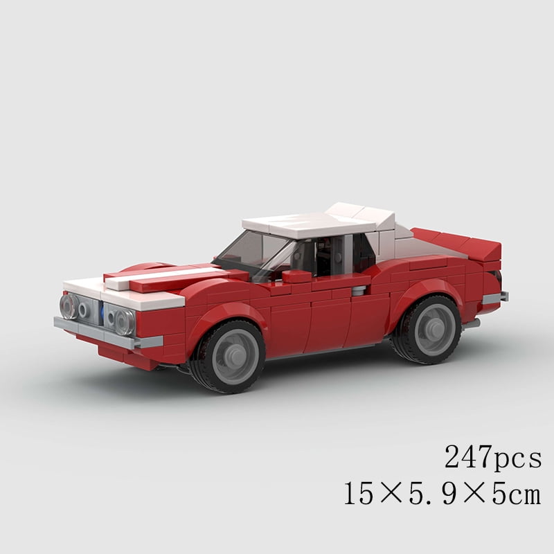 MOC Car Speed RX7 AE86 Chiron R8 Creative Racing Vehicle Model Building ...