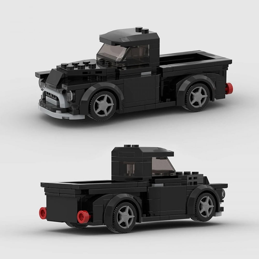 MOC Cars Pickup Truck Vehicle Building Blocks City Speed Champions ...