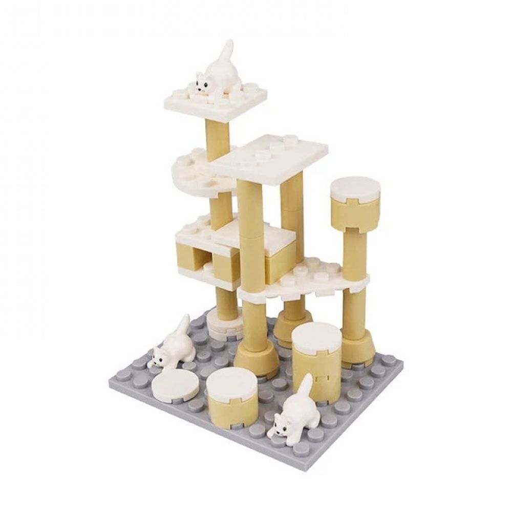 MOC City Building Blocks Scene Accessories Farm Radish Ground Cat ...