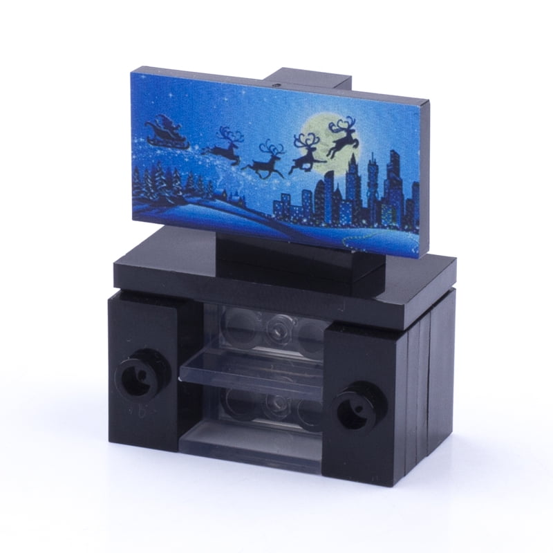 MOC City House Furniture Building Blocks Kit Toilet Fish Tank Bed Piano TV Sofa Couch Pendulum ...