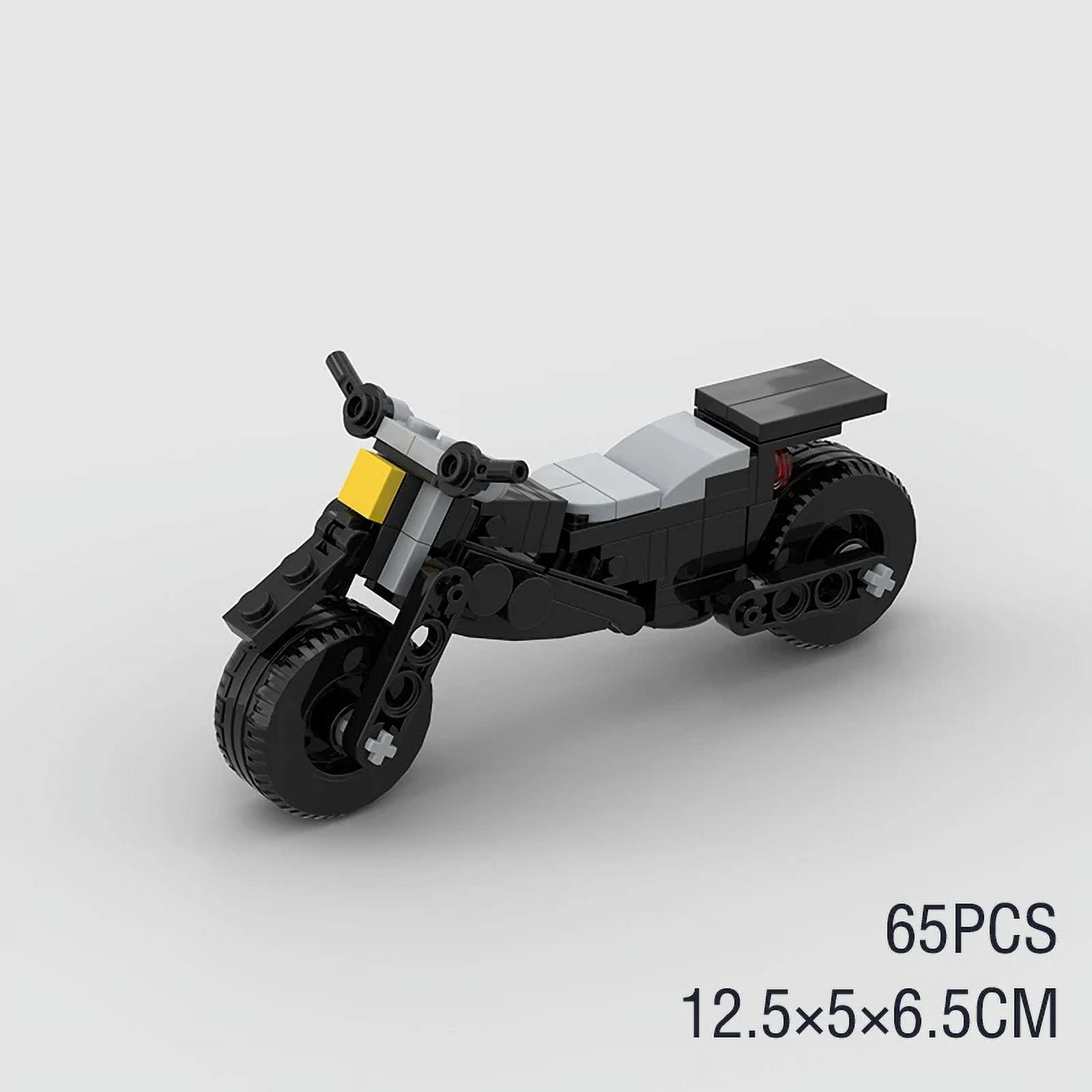 MOC City Motorcycle Vehicle Building Blocks Racing Motorbike Speed Sets ...