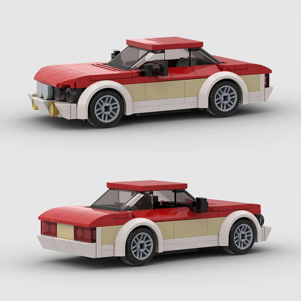 MOC Classic Coupe Speed Champions City Vehicle Building Blocks Cars ...