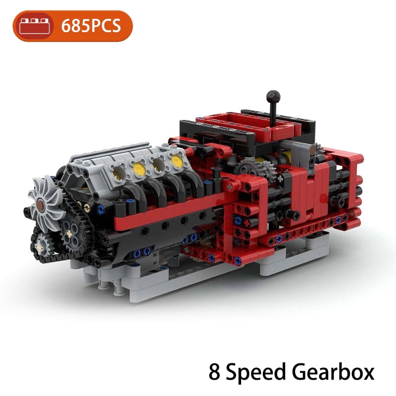MOC Creative Electric DIY Technical Parts Assembled Building Blocks ...