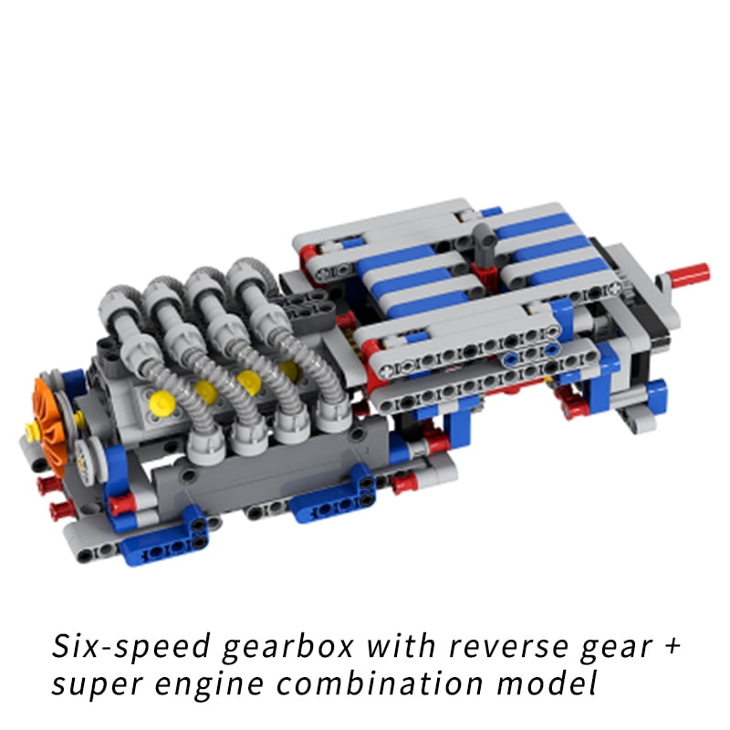 MOC Creative Electric DIY Technical Parts Assembled Building Blocks ...