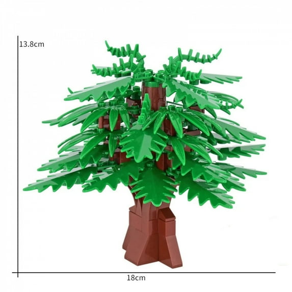 MOC Creative Expert Ideas City Plant Tree Arbor Forest Model Building ...