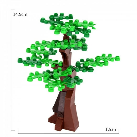 MOC Creative Expert Ideas City Plant Tree Arbor Forest Model Building ...