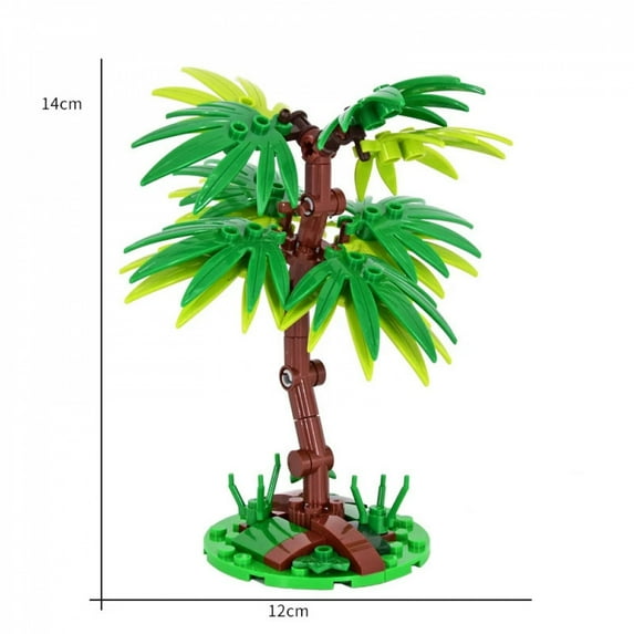 MOC Creative Expert Ideas City Plant Tree Arbor Forest Model Building ...