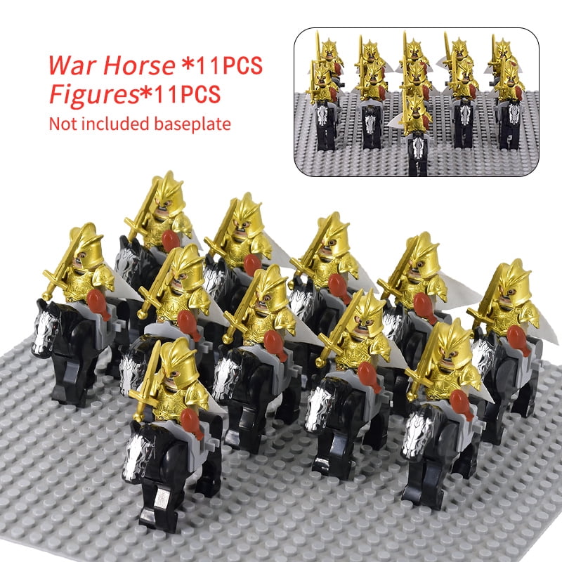 MOC Creative Medieval Game Valley Kinghts Ailin Guard Figures Warrior ...