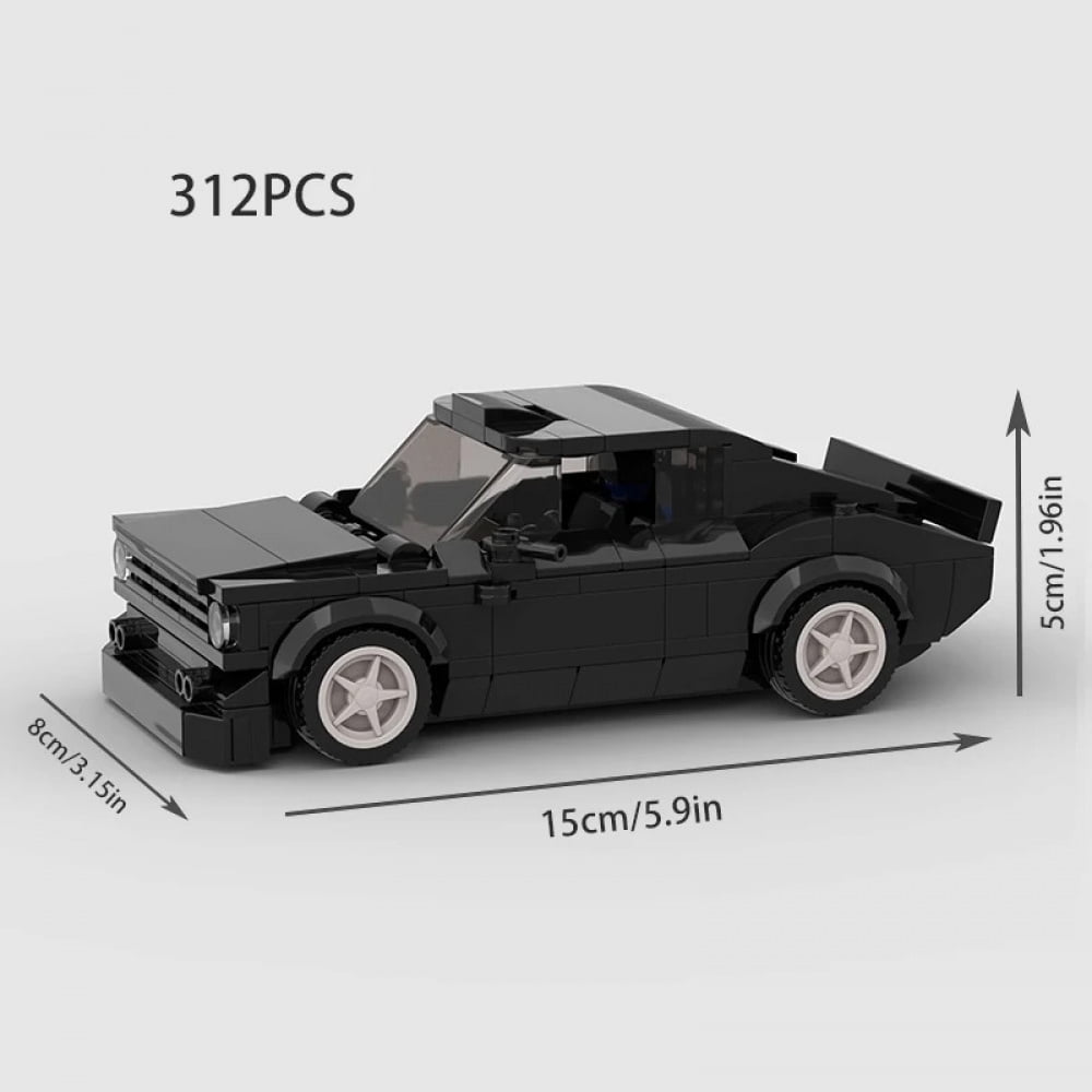 MOC Escort MK2 City Sports Car Series Building Blocks Speed Champion Racing Bricks Model DIY ...