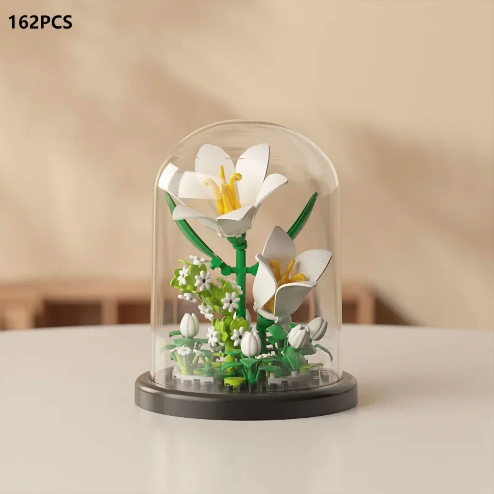 MOC Eternal Bouquet Rose Building Blocks Flower Building 3D Set DIY ...