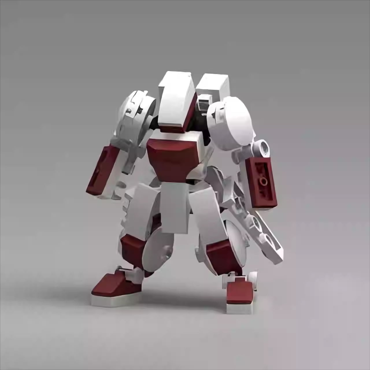 MOC Exoskeleton Mecha Building Blocks Small Particle Miniature Battle ...