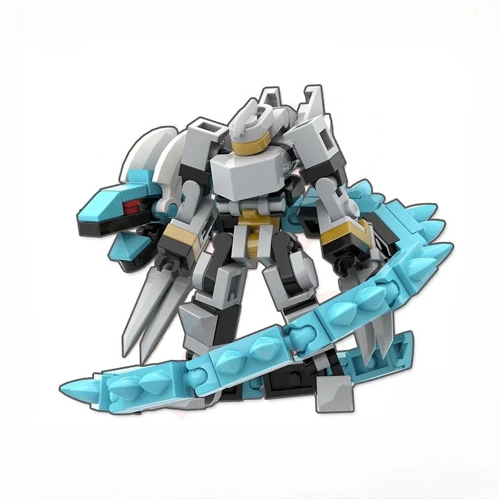 MOC Exoskeleton Mecha Building Blocks Small Particle Miniature Battle ...