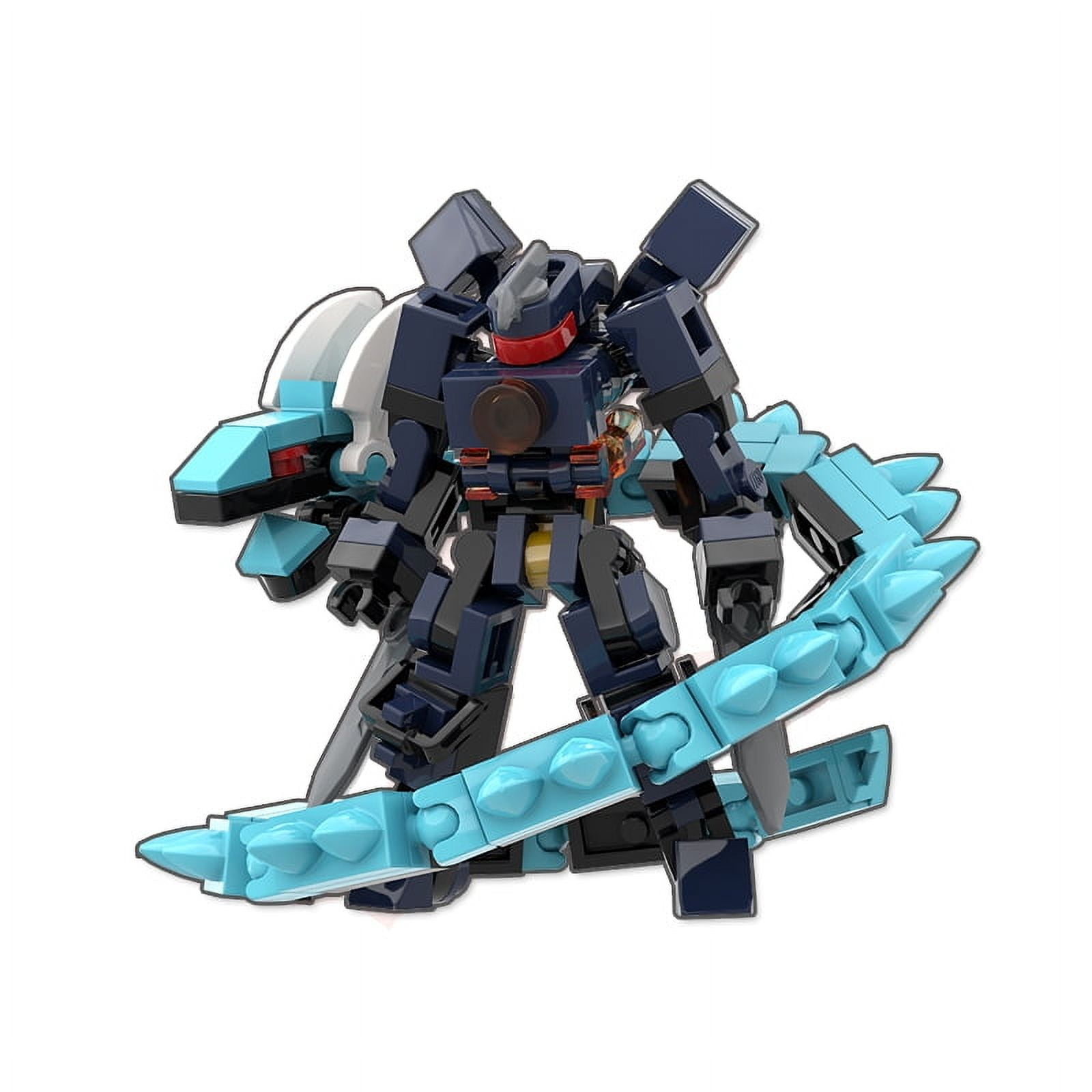 MOC Exoskeleton Mecha Building Blocks Small Particle Miniature Battle ...