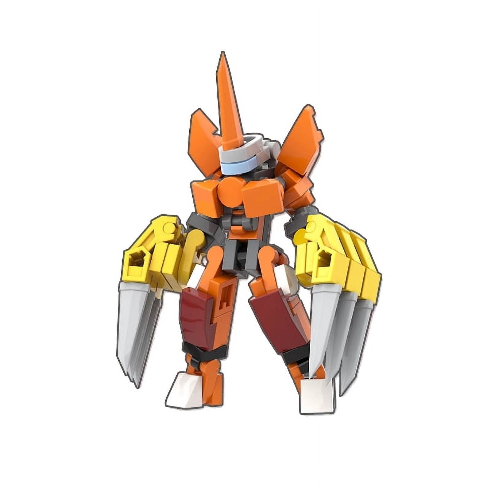 MOC Exoskeleton Mecha Building Blocks Small Particle Miniature Battle ...