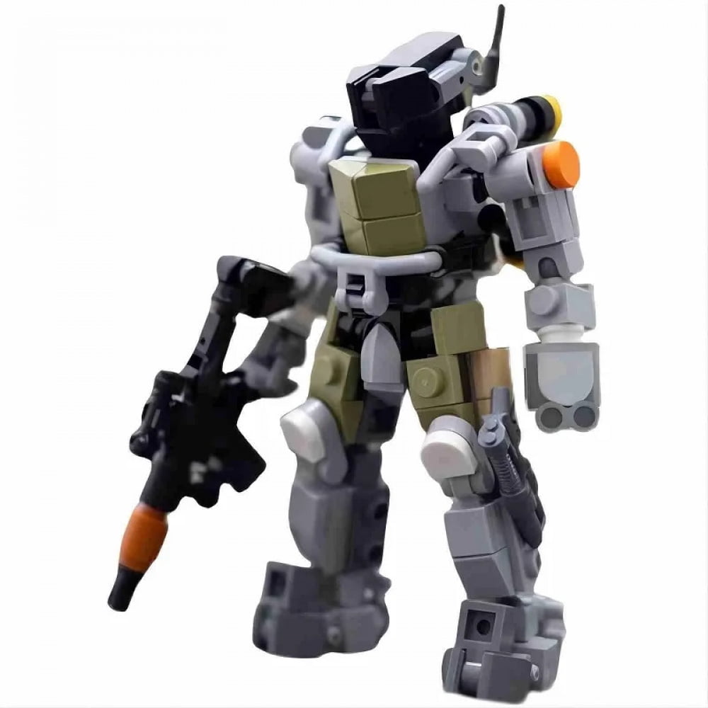 MOC Exoskeleton Mecha Robot Building Blocks Miniature Transform Battle ...
