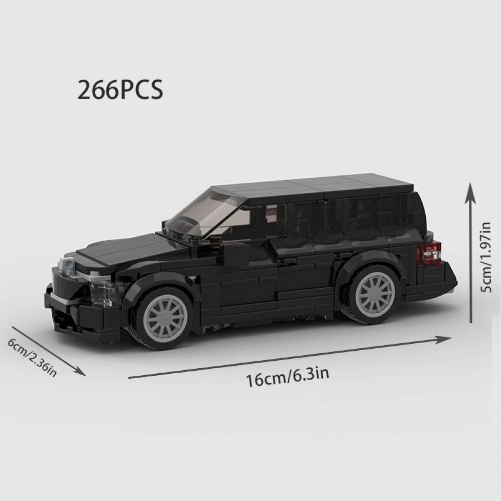 MOC Explorer Police Vehicle Racing Sports City Car Speed Champion Racer ...