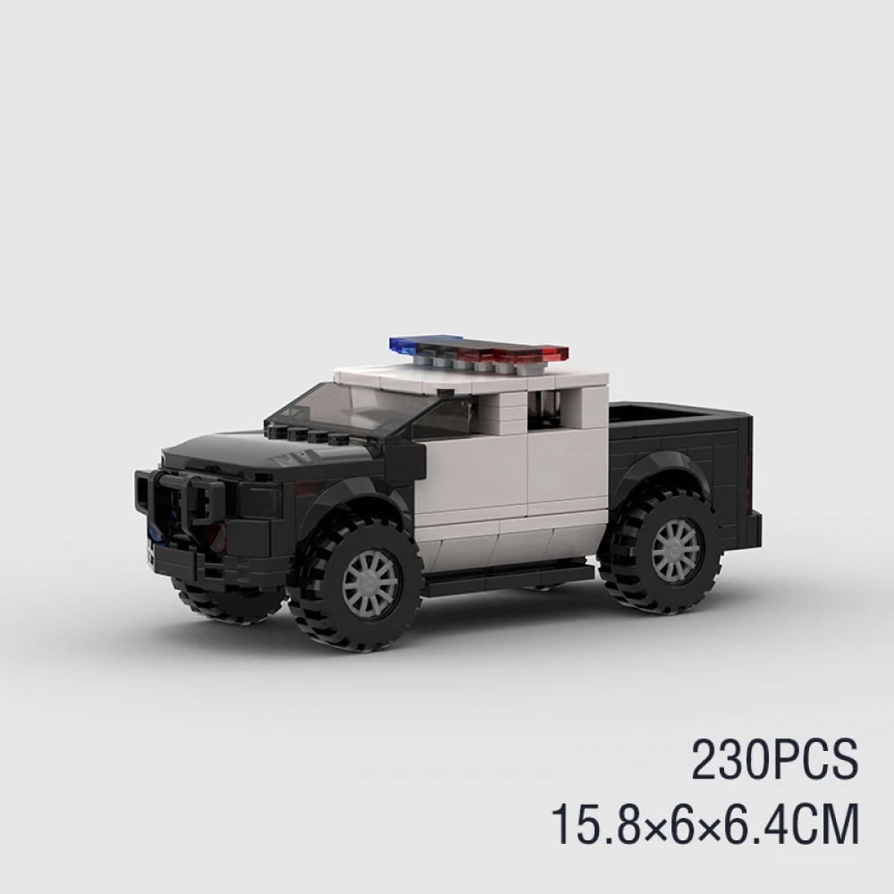 MOC Explorer Police Vehicle Racing Sports City Car Speed Champion Racer ...