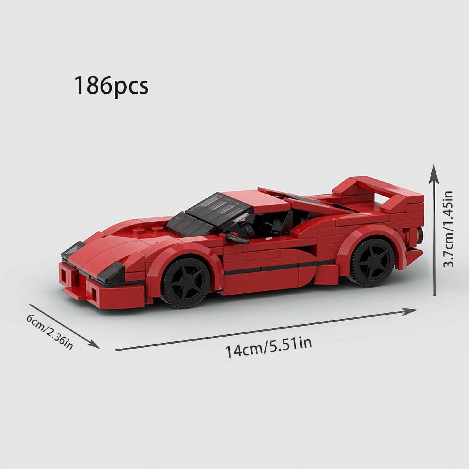 MOC F40 City Speed Champion Sports Car Building Blocks Famous Supercar ...