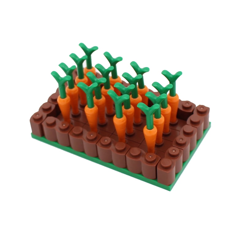 MOC Farm Cattle Horse Carriage Transport Stable Vegetable Garden Bricks ...