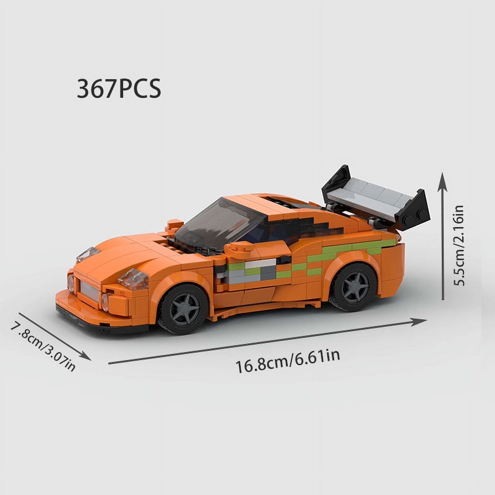 MOC Fast & Furious MK4 Supra City Technical Car Speed Champion Sports ...
