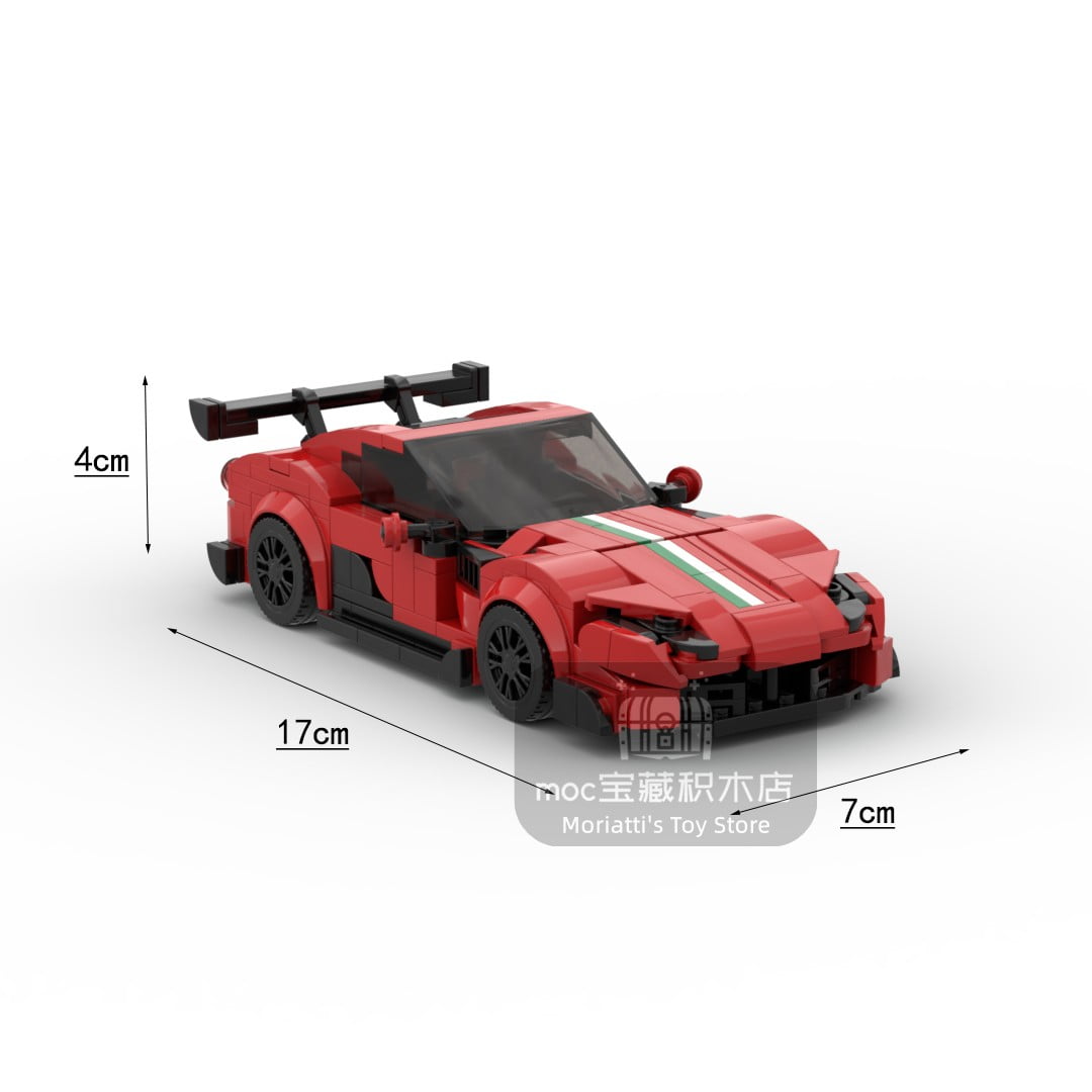 MOC Ferraried 812 GTS V12 racing sports car Vehicle Speed Champion ...