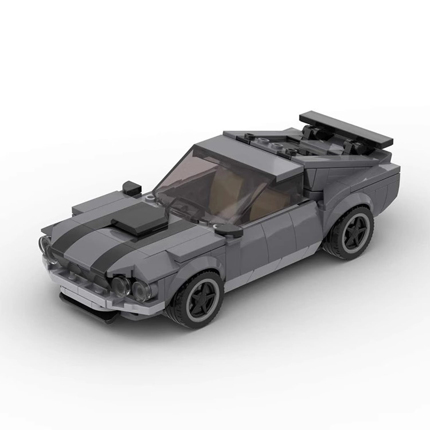 MOC Ford Mustang Boss 302 Retro Car – 296pcs Building Blocks Speed ...