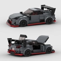 Moc Speed Champions Tesla Racer Cars City Sports Vehicle Building ...