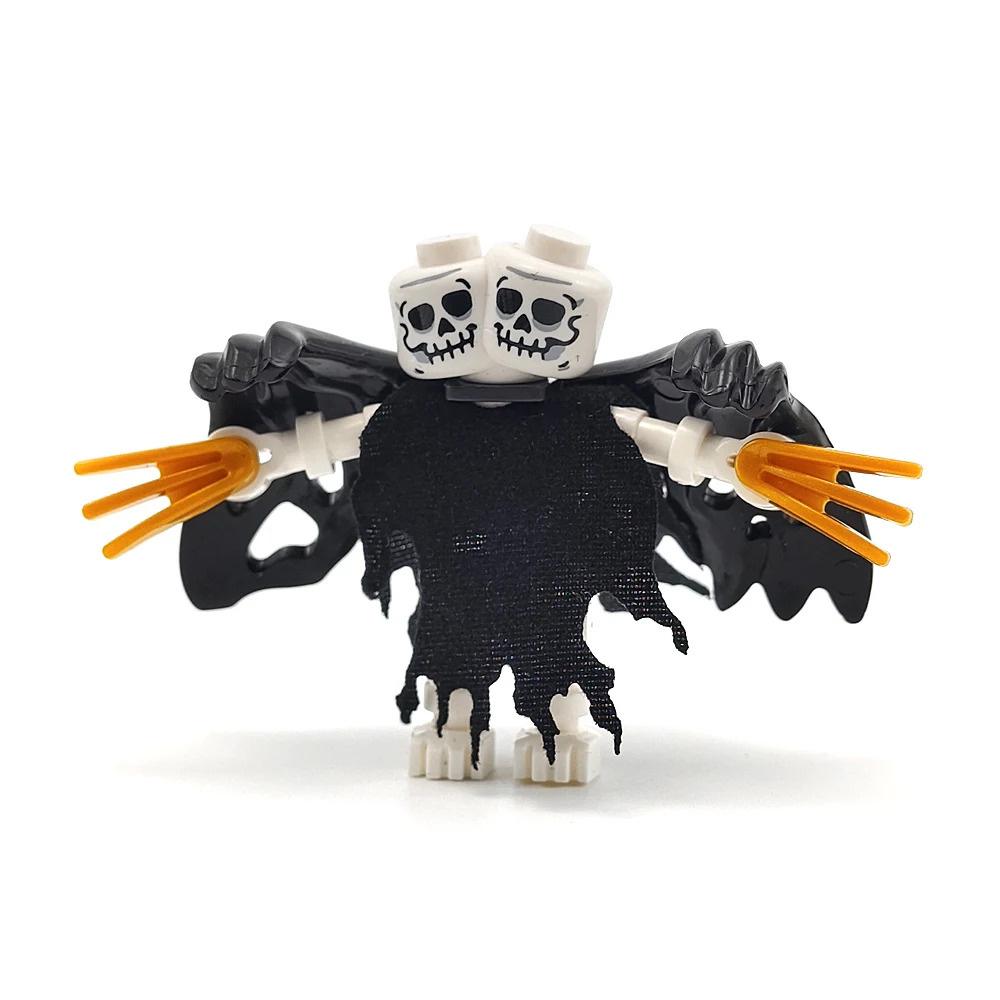 MOC Halloween Skeleton Army Mini Doll Building Blocks DIY Assembled ...