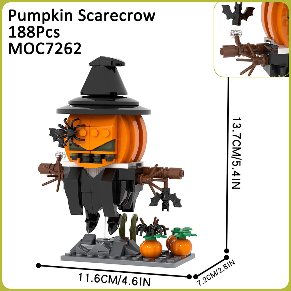 MOC Horror Movie Figure Bricks It Lydia Mummy Witch Pumpkin Compatible ...