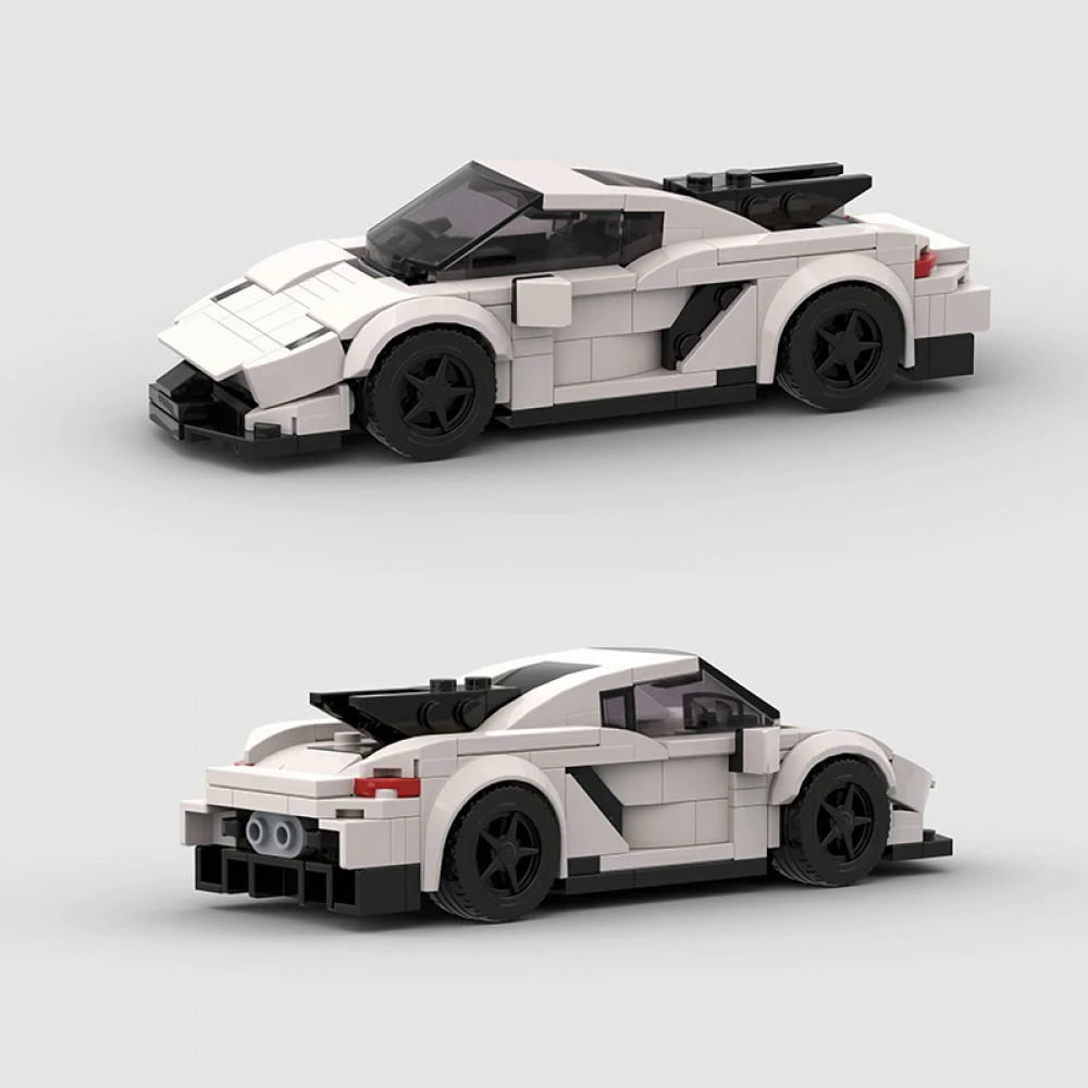 MOC Jesko Absolut City Racing Sports Car Vehicle Speed Champion Racer ...