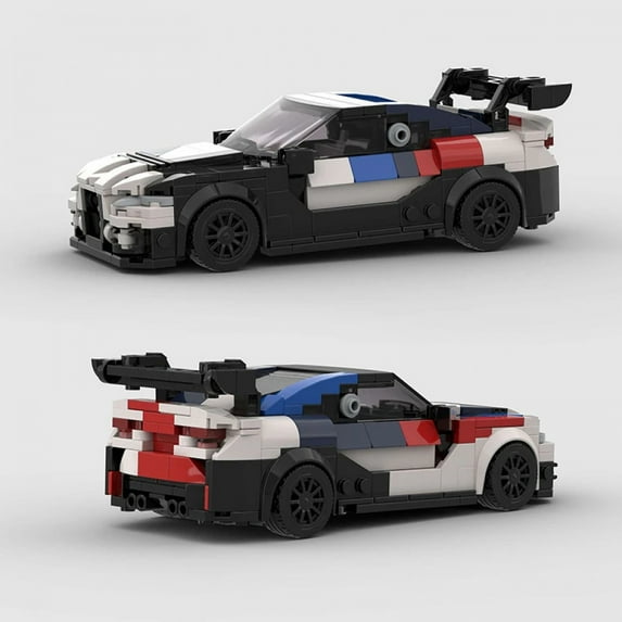 MOC M4 GT4 G82 Racing Car Brick Speed Champions Supercar Building ...