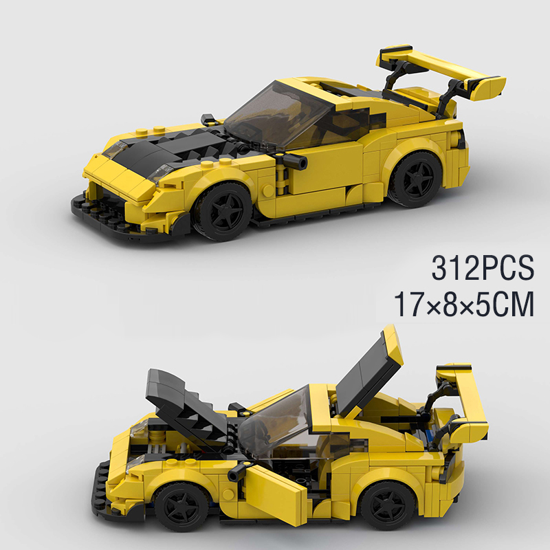 MOC MK4 Supra Speed Champions Racing Car Sports RS6 RX-7 Building ...