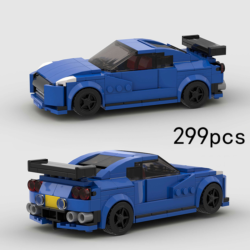 MOC MK4 Supra Speed Champions Racing Car Sports RS6 RX-7 Building ...