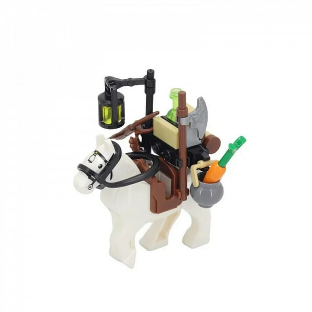 MOC Medieval Animals Series Building Blocks Figures Mount Wolf Beast ...