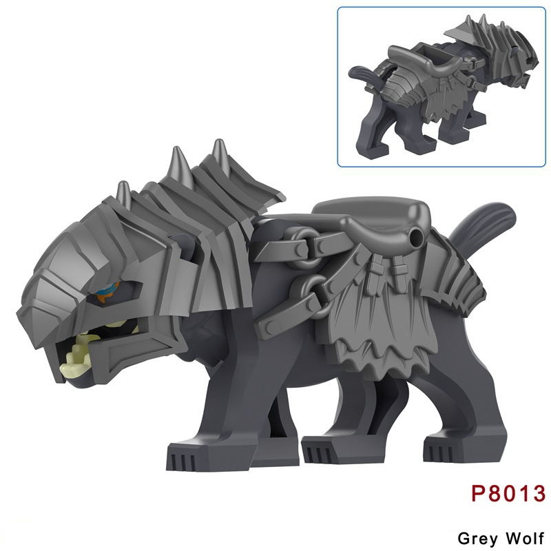 MOC Medieval Building Blocks Figure Accessories Zoo African Elephant ...