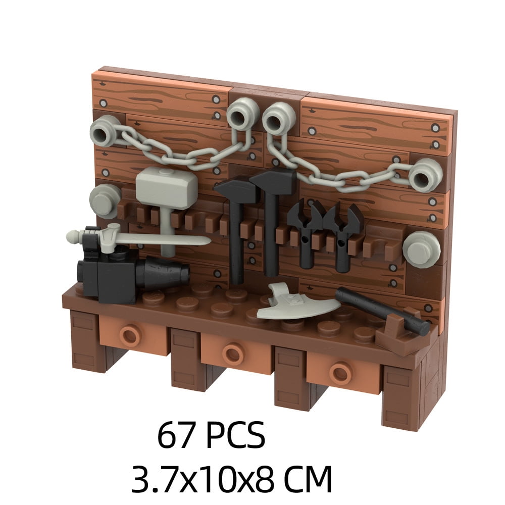 MOC Medieval Building Blocks Solider Figures Knights Gifts City Wall ...