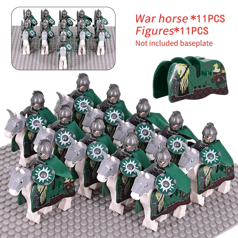 MOC Medieval The Armor Helmets Mount Ironfoot Durin's folk Dwarf ...