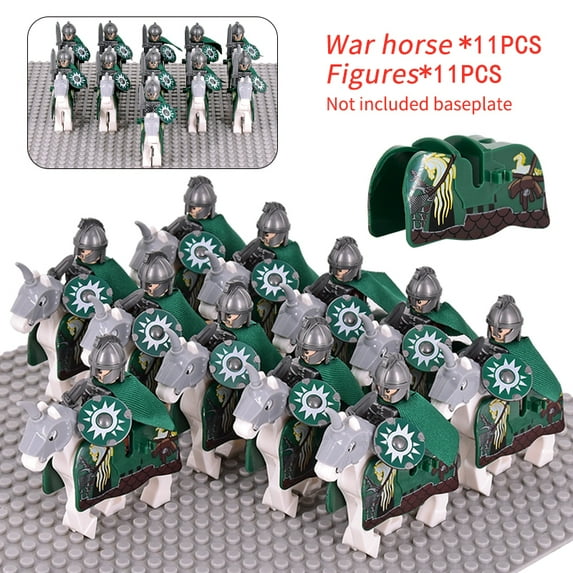 MOC Medieval The Armor Helmets Mount Ironfoot Durin's folk Dwarf ...
