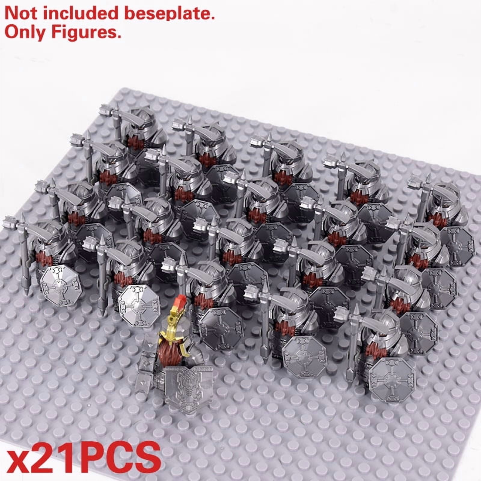 MOC Medieval The Armor Helmets Mount Ironfoot Durin's folk Dwarf ...