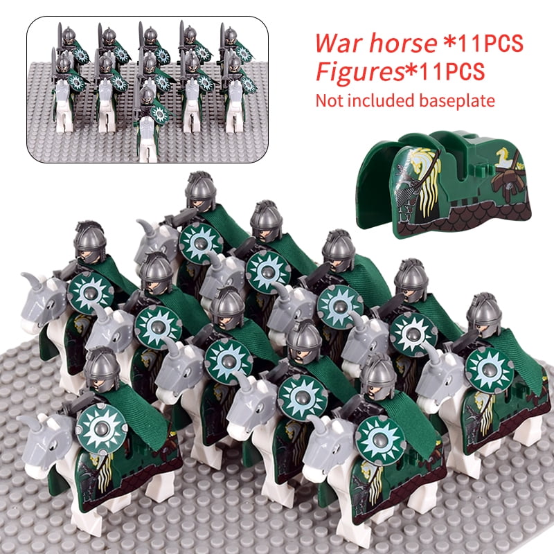 MOC Medieval The Armor Helmets Mount Ironfoot Durin's folk Dwarf ...